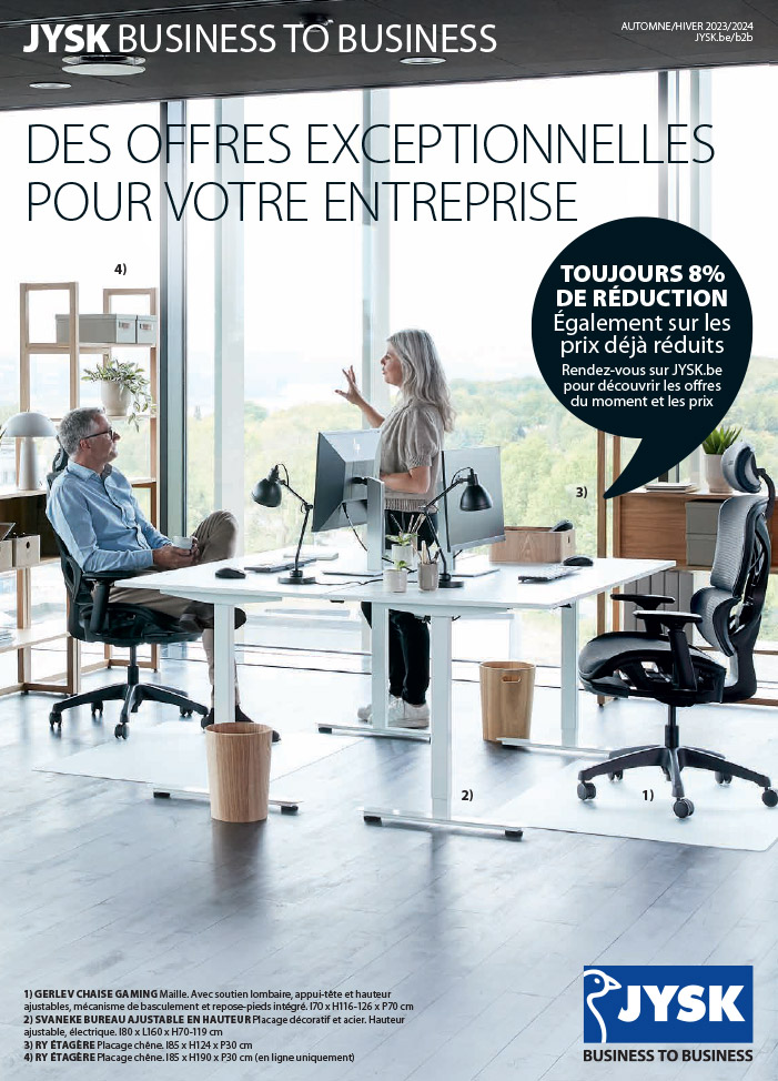 Voir le catalogue Business to Business | JYSK